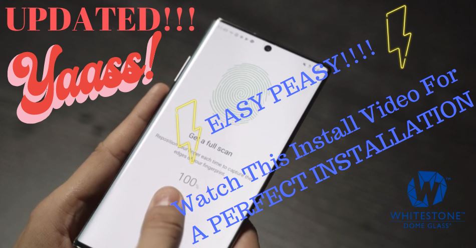 Samsung Galaxy Note 10 / 10 Screen Protector Installation Steps Video ...