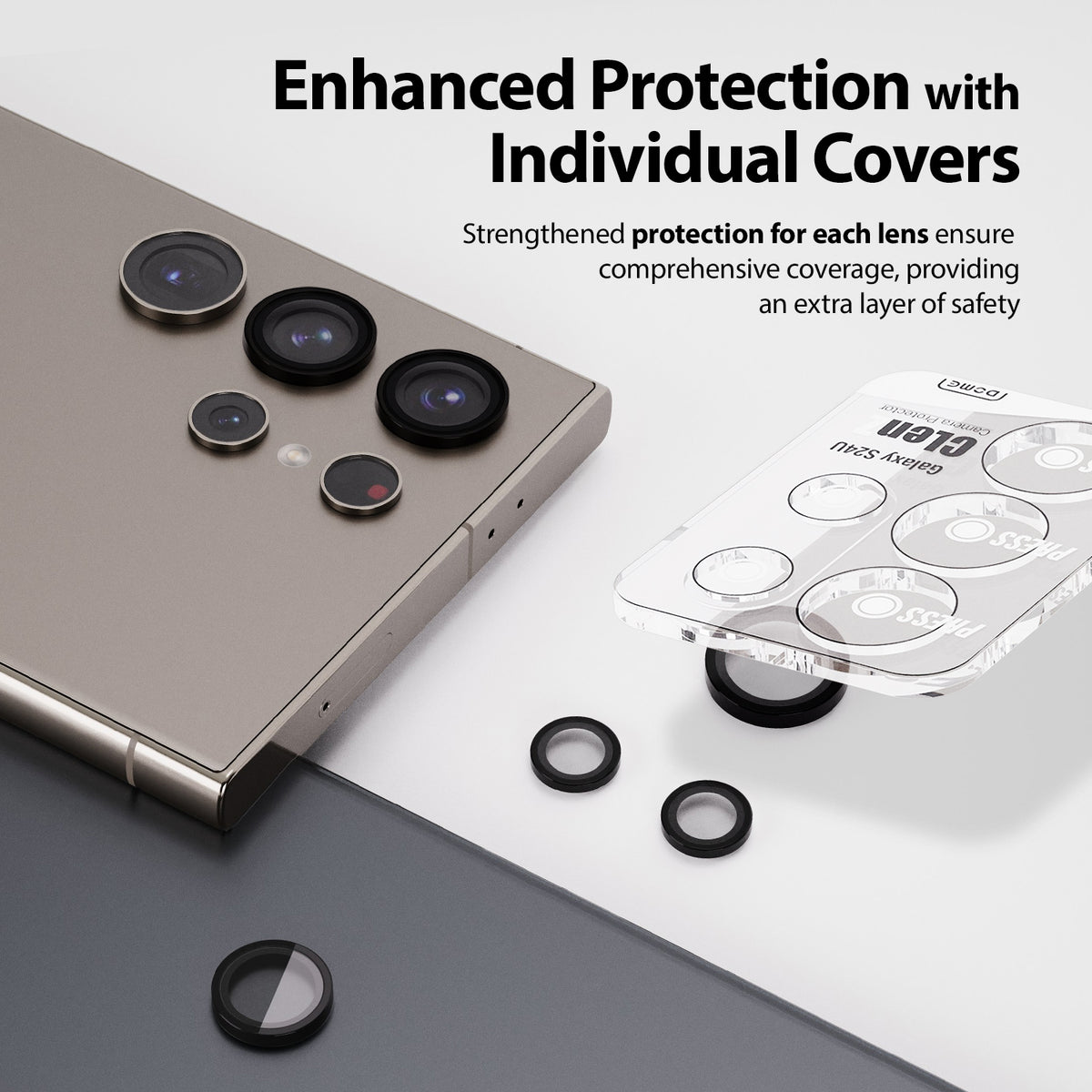 [Camera Ring] Samsung Galaxy S24 Ultra Camera Protector Ring Type - 2 ...